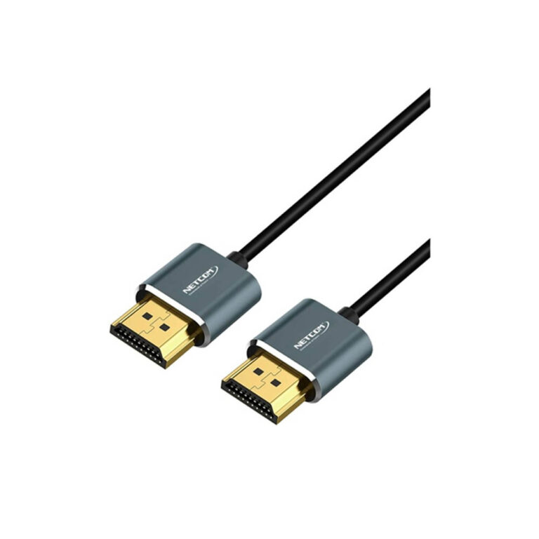 CABLE SLIM HDMI A HDMI DE 1.80 MTS UHD 4K@60Hz V2.0 - NETCOM - COMPUCIBER